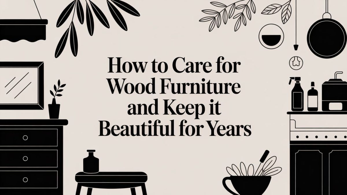 How to Care for Wood Furniture and Keep It Beautiful for Years