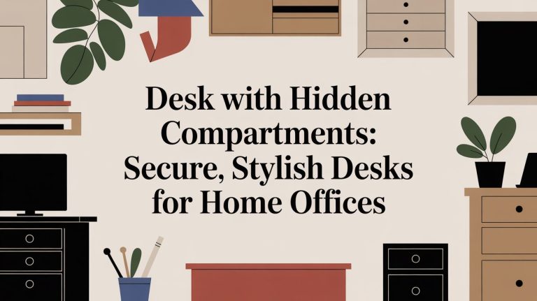 Desks with Hidden Compartments: Secure, Stylish Desks for Albany-Area Homes